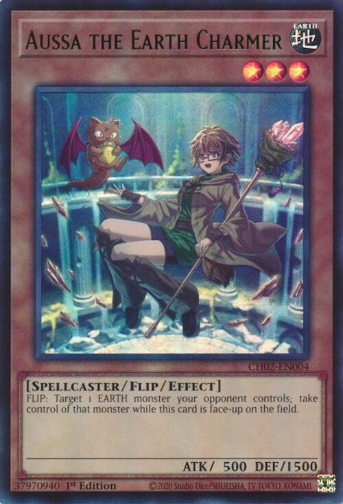 Aussa the Earth Charmer (Ultra Rare) - THE CHRONICLES DECK: Spirit ...