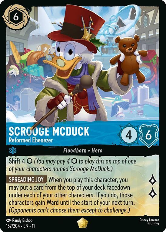 Scrooge McDuck - Reformed Ebenezer - Winterspell - Disney Lorcana ...