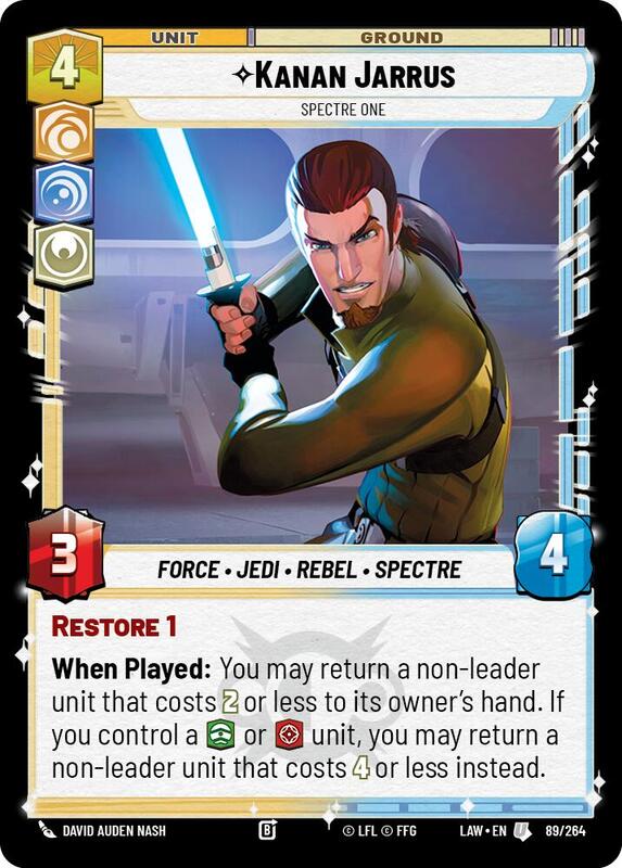 Kanan Jarrus - Spectre One - A Lawless Time - Star Wars: Unlimited ...