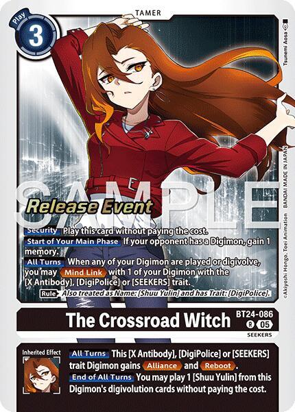The Crossroad Witch - Time Stranger Release Event Cards - Digimon Card ...
