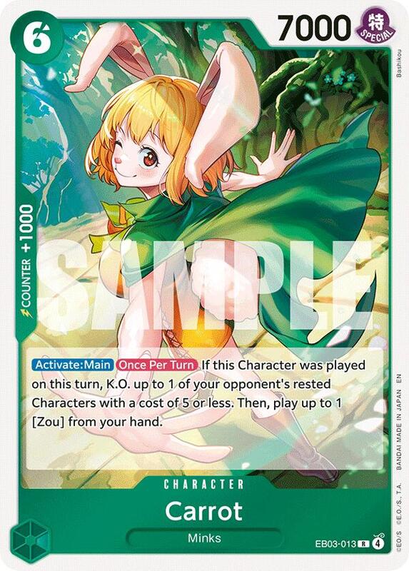 Carrot - Extra Booster: One Piece Heroines Edition - One Piece Card ...