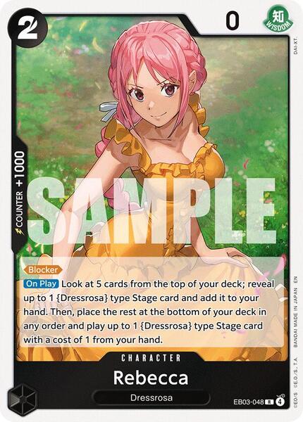 Rebecca - Extra Booster: One Piece Heroines Edition - One Piece Card ...