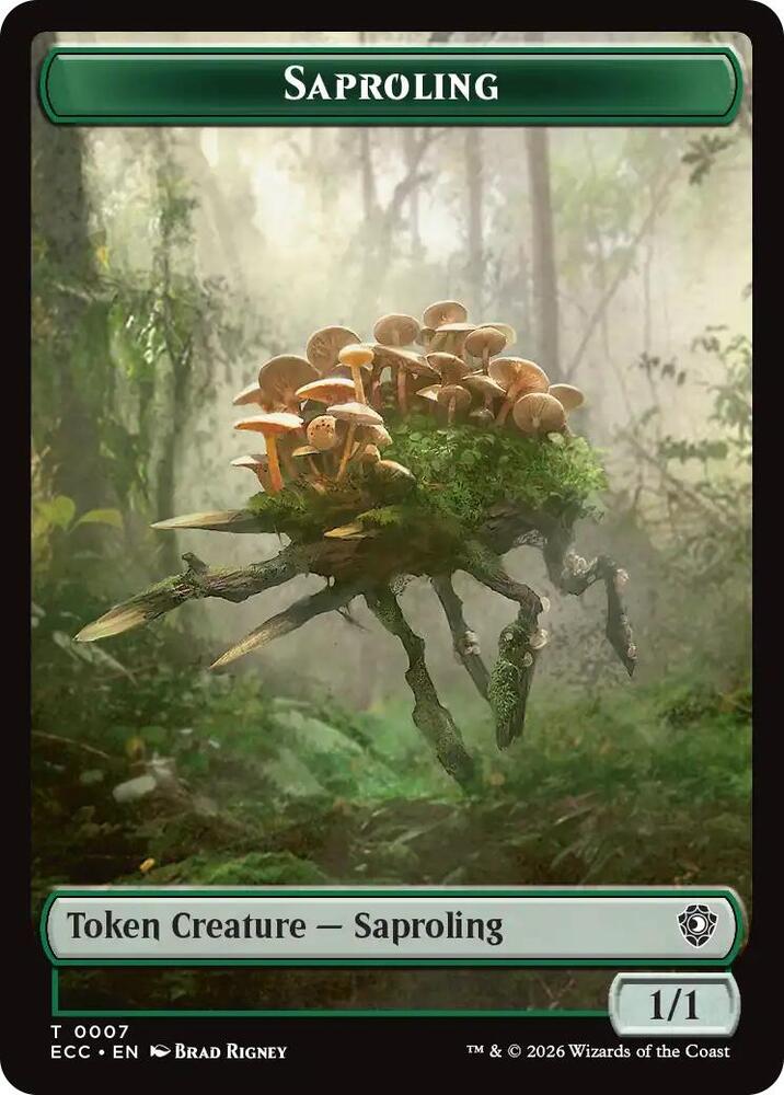 Saproling // Scarecrow Double-Sided Token - Commander: Lorwyn Eclipsed ...