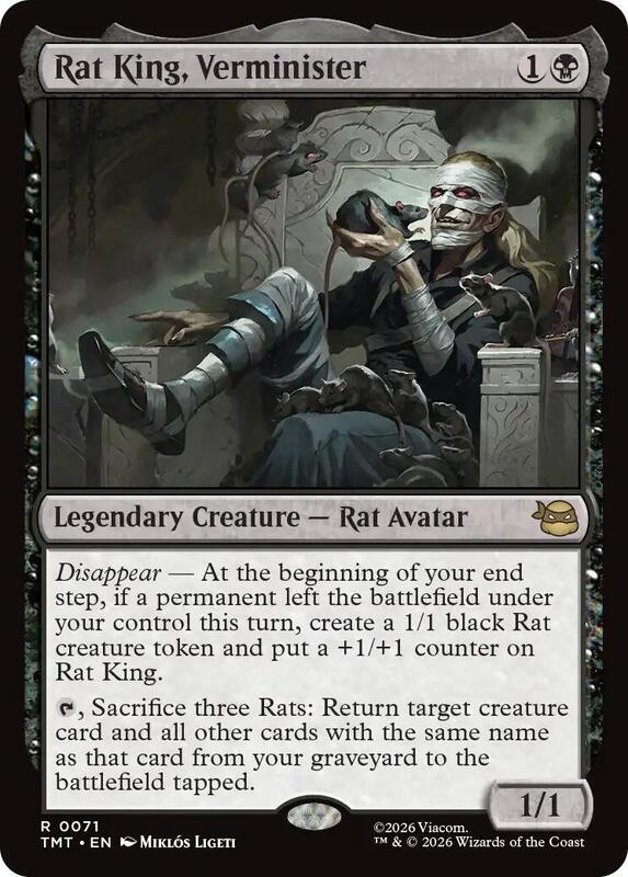 Rat King, Verminister - Teenage Mutant Ninja Turtles - Magic: The ...
