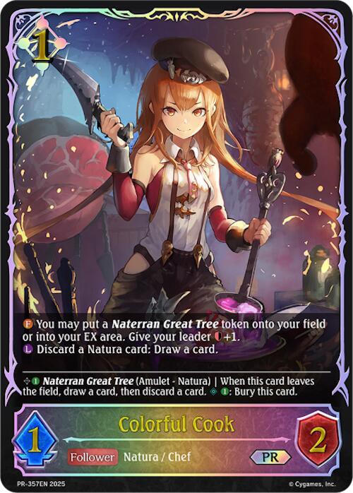Colorful Cook - PR-357 - Shadowverse: Evolve Promo Cards - Shadowverse ...