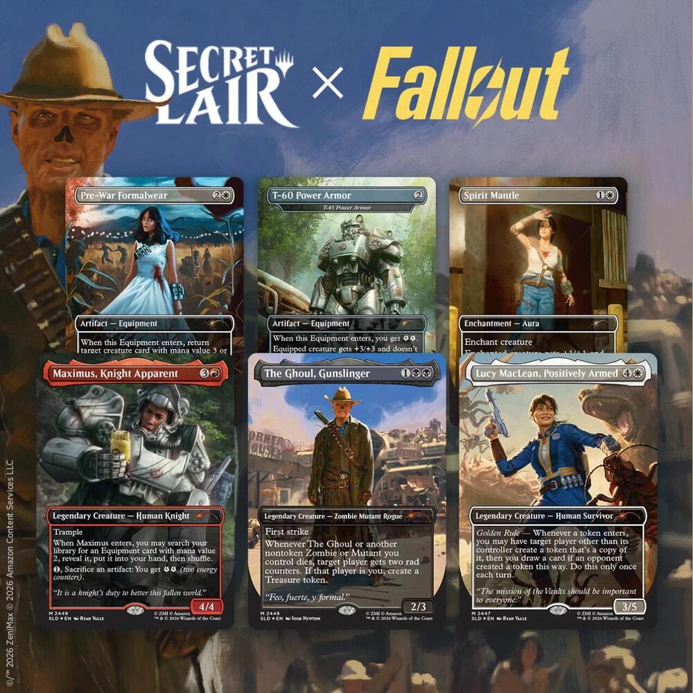 Secret Lair Drop: Secret Lair x Fallout: Beyond Vault 33 - Non-Foil ...