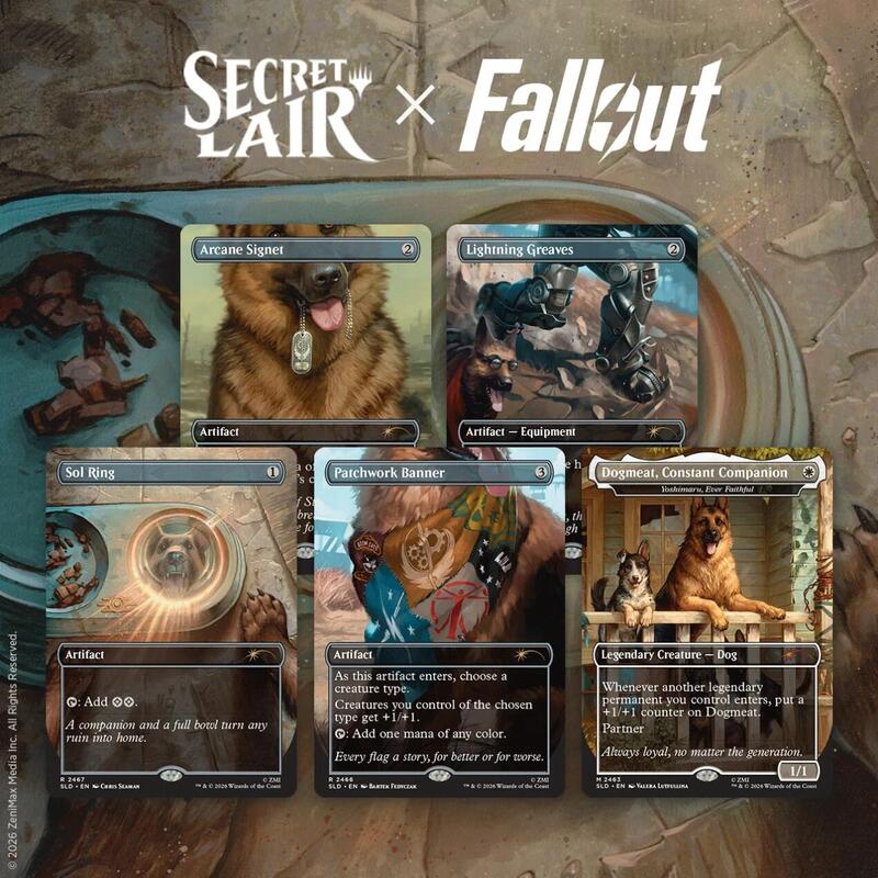 Secret Lair Drop: Secret Lair x Fallout: Greet the Dog - Non-Foil ...
