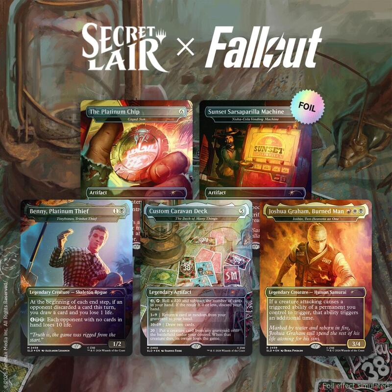 Secret Lair Drop: Secret Lair x Fallout: Welcome to New Vegas - Traditional Foil Edition ...