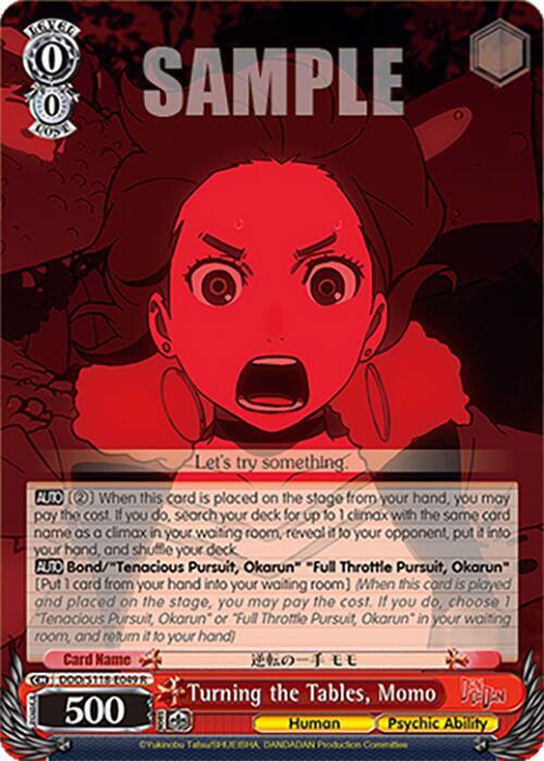 Turning the Tables, Momo - DANDADAN - Weiss Schwarz - TCGplayer.com