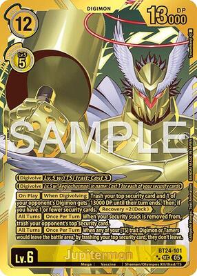 Jupitermon (Rare Pull) - Time Stranger - Digimon Card Game - TCGplayer.com