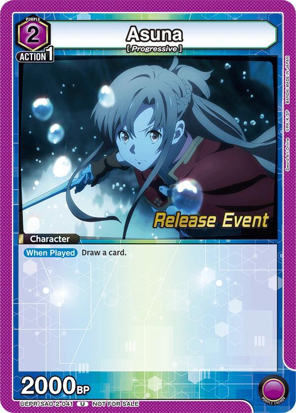 Asuna (041) - UEX06BT: Sword Art Online Vol.2 Release Event Cards ...