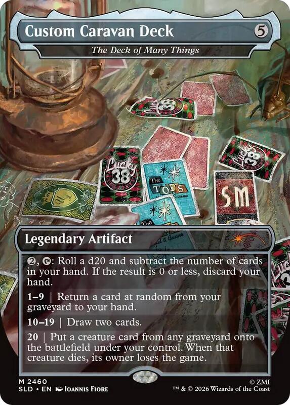 Custom Caravan Deck - The Deck of Many Things - Secret Lair Drop Series ...
