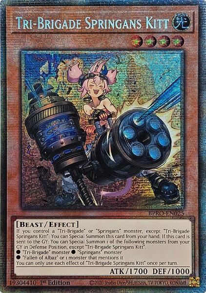 Tri-Brigade Springans Kitt (Starlight Rare) - Burst Protocol - YuGiOh ...