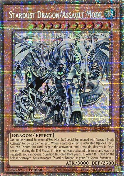 Stardust Dragon/Assault Mode (Starlight Rare) - Burst Protocol - YuGiOh ...