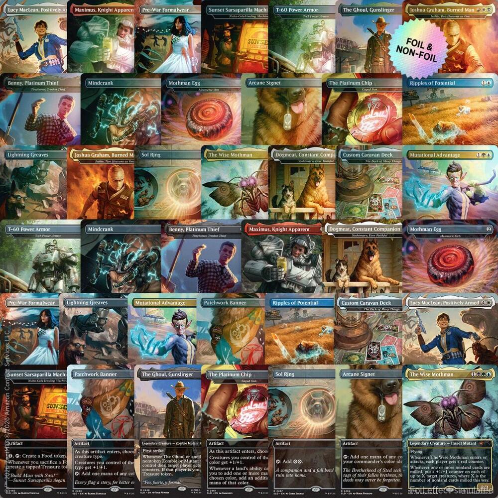 Secret Lair x Fallout: Rad Superdrop: The Built To Last Everything ...