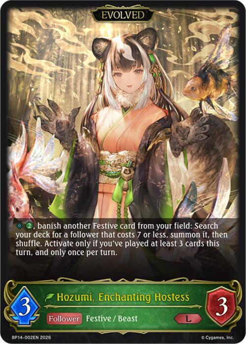 Hozumi, Enchanting Hostess (Evolved) - BP14: Banquet of Dreams ...