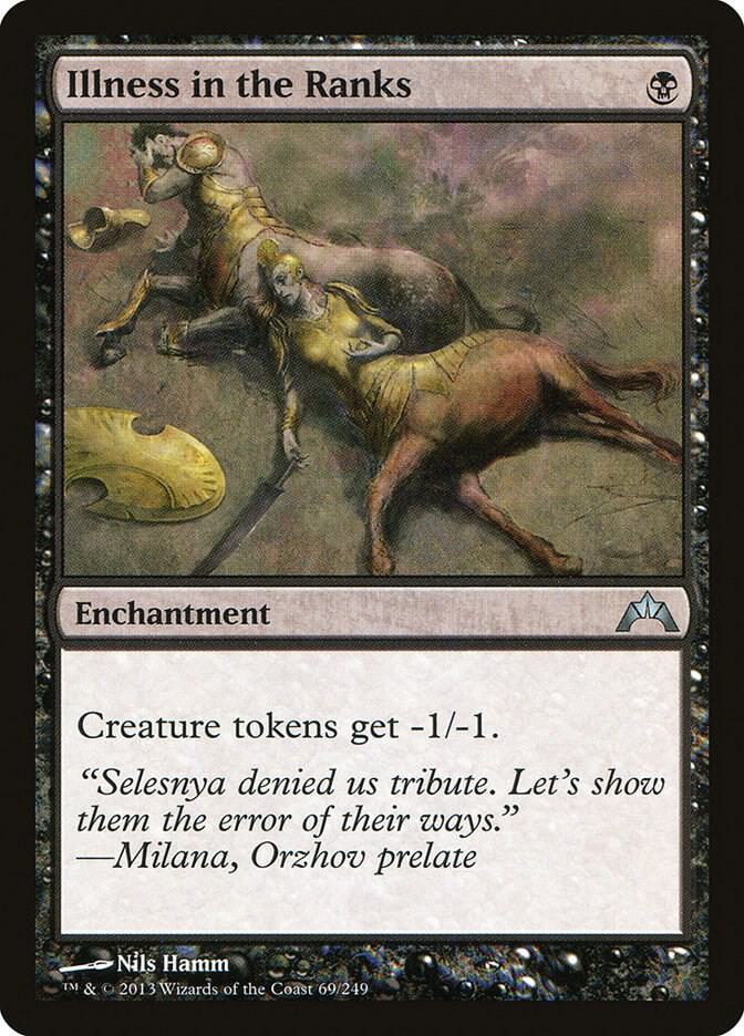 Illness in the Ranks - Gatecrash - Magic: The Gathering - TCGplayer.com