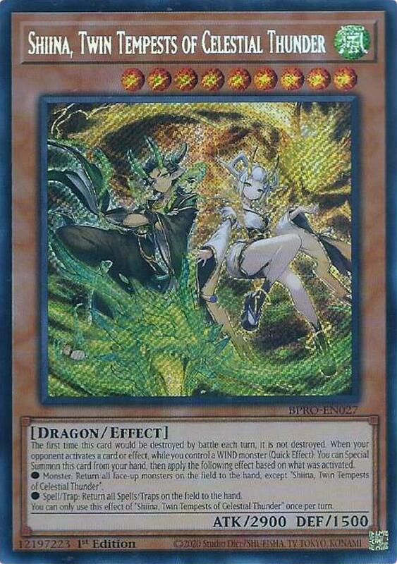 Shiina, Twin Tempests of Celestial Thunder - Burst Protocol - YuGiOh ...