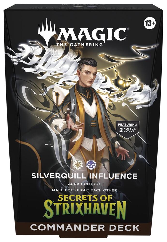 Secrets of Strixhaven Commander Deck - Silverquill Influence - Commander: Secrets of Strixhaven ...