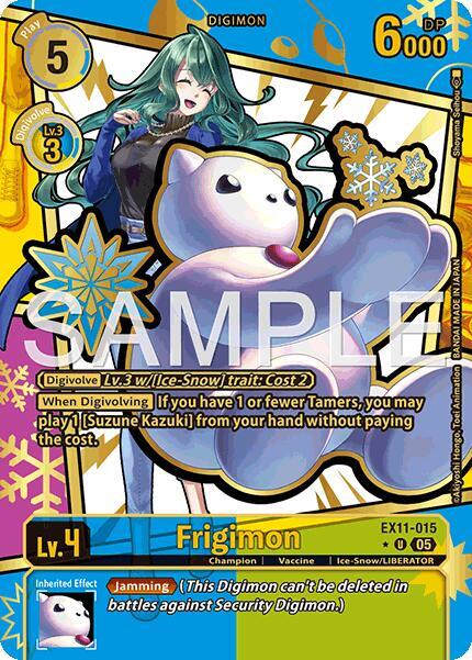 Frigimon (Rare Pull) - Dawn of Liberator - Digimon Card Game ...
