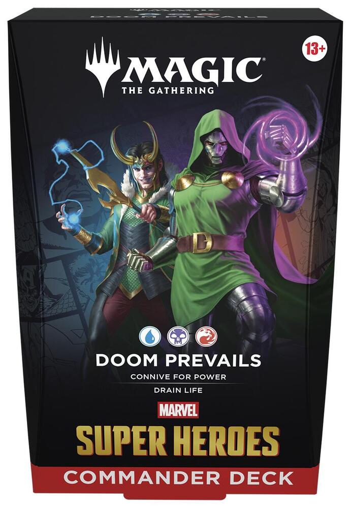 Marvel Super Heroes Commander Deck - Doom Prevails - Commander: Marvel ...