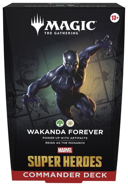 Marvel Super Heroes Commander Deck - Wakanda Forever - Commander ...