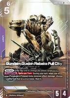 Gundam Gusion Rebake Full City (R+) - Steel Requiem - Gundam Card Game ...