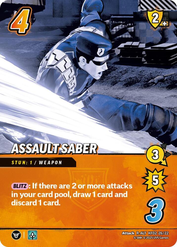 Assault Saber (Alternative Art) - Challenger Series: The King of ...