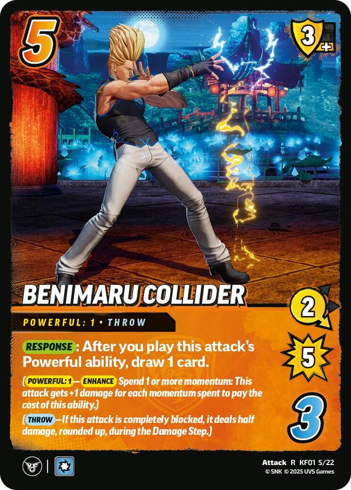 Benimaru Collider - Challenger Series: The King of Fighters XV ...