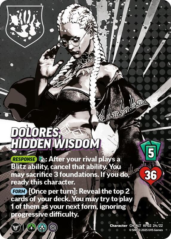 Dolores, Hidden Wisdom (Alternative Art) - Challenger Series: The King ...