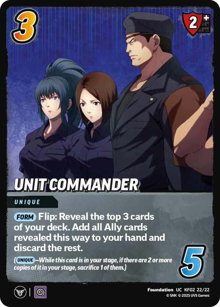 Unit Commander - Challenger Series: The King of Fighters XV - UniVersus ...