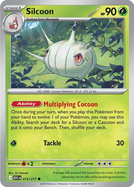 Silcoon - ME: Ascended Heroes - Pokemon - TCGplayer.com