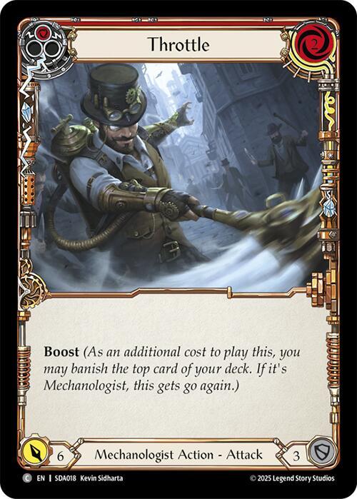 Throttle (Red) - Silver Age Chapter 1 - Flesh and Blood TCG - TCGplayer.com