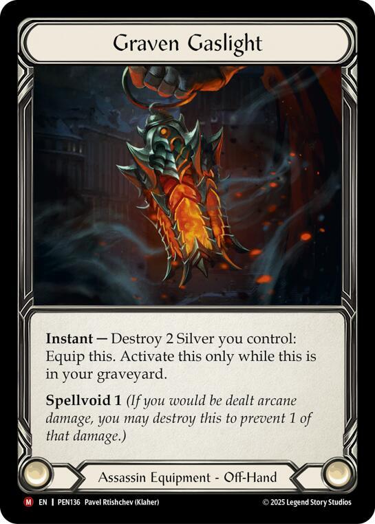 Graven Gaslight - Compendium of Rathe - Flesh and Blood TCG - TCGplayer.com