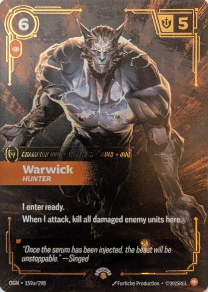 Warwick - Hunter - Riftbound Promotional Cards - Riftbound: League of ...