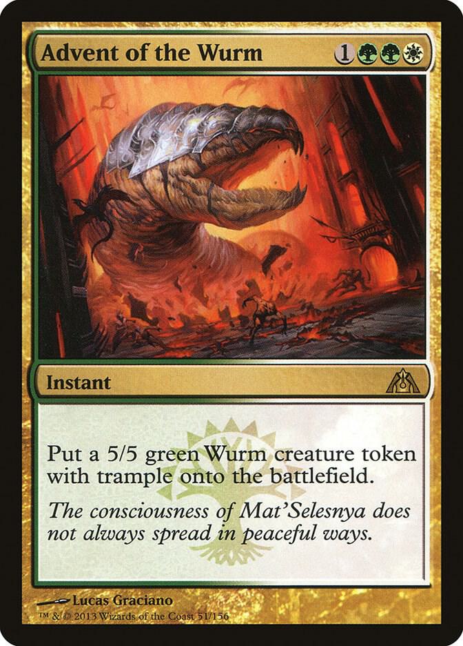 Advent of the Wurm - Dragon's Maze - Magic: The Gathering - TCGplayer.com