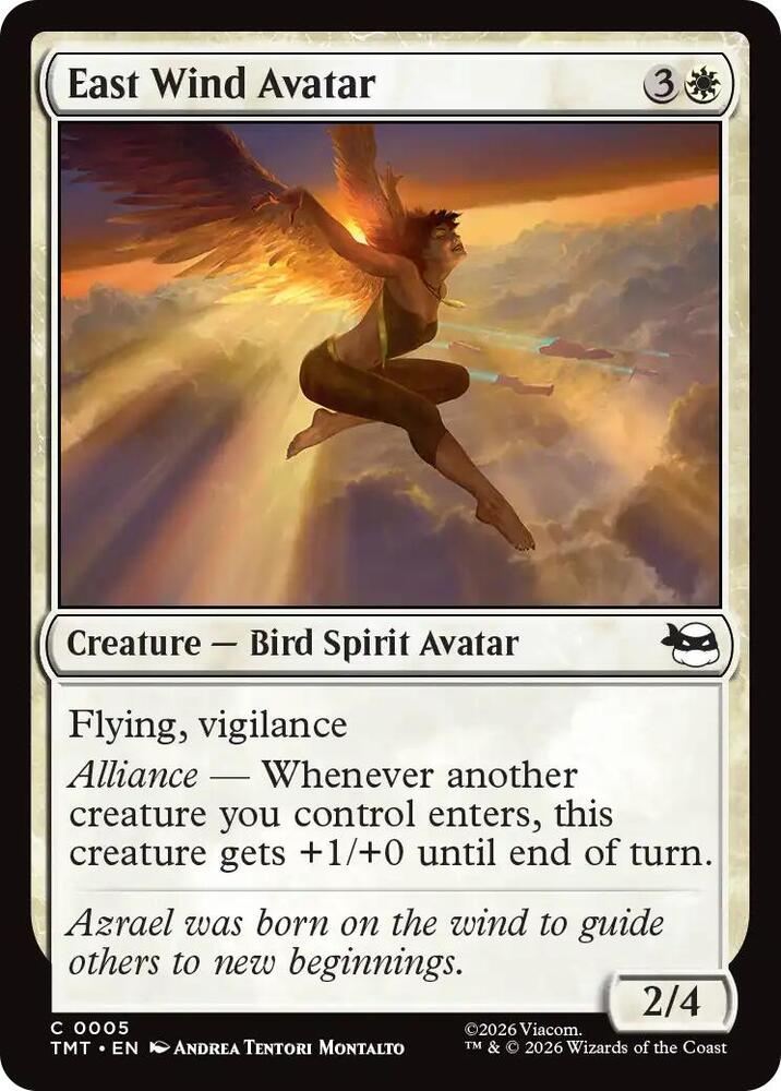 East Wind Avatar - Teenage Mutant Ninja Turtles - Magic: The Gathering ...