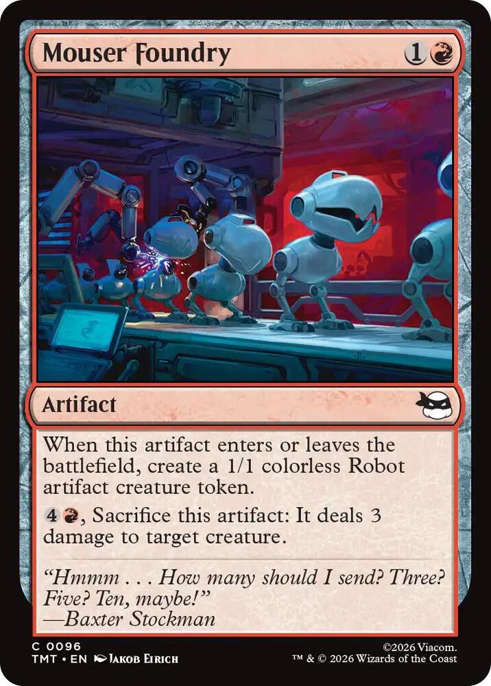 Mouser Foundry - Teenage Mutant Ninja Turtles - Magic: The Gathering ...