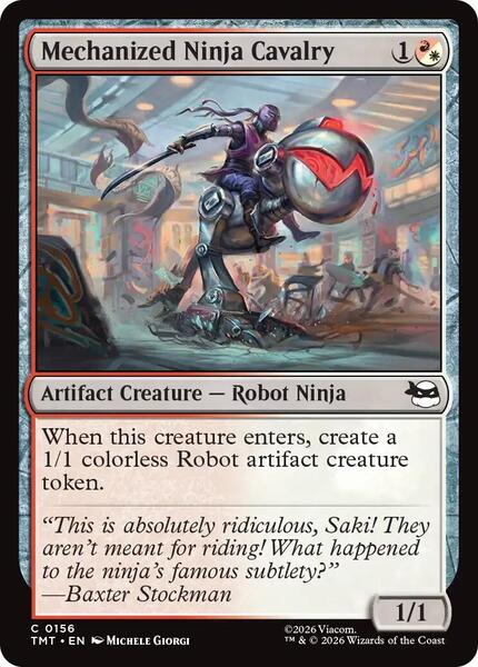 Mechanized Ninja Cavalry - Teenage Mutant Ninja Turtles - Magic: The ...