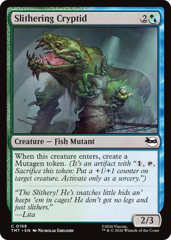 Slithering Cryptid - Teenage Mutant Ninja Turtles - Magic: The ...
