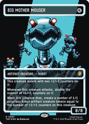 Big Mother Mouser (Borderless) (Surge Foil) - Commander: Teenage Mutant ...