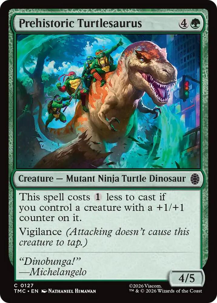 Prehistoric Turtlesaurus - Commander: Teenage Mutant Ninja Turtles ...