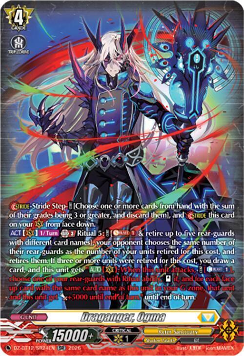 Draganger, Ogma (SR) - DZ-BT12: Chasm of Lost Souls - Cardfight ...
