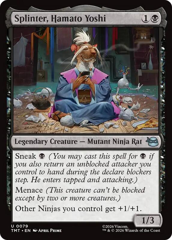 Splinter, Radical Rat - Teenage Mutant Ninja Turtles - Magic: The ...