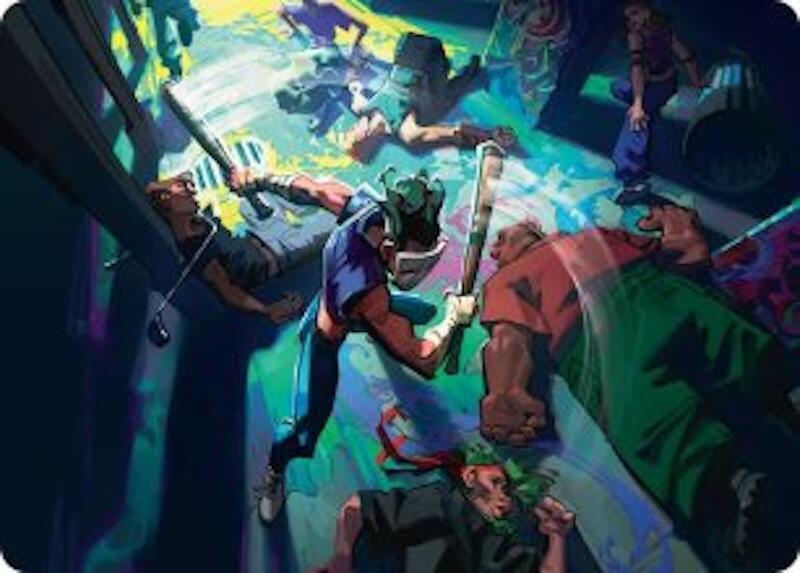 Pain 101 Art Card - Art Series: Teenage Mutant Ninja Turtles - Magic ...