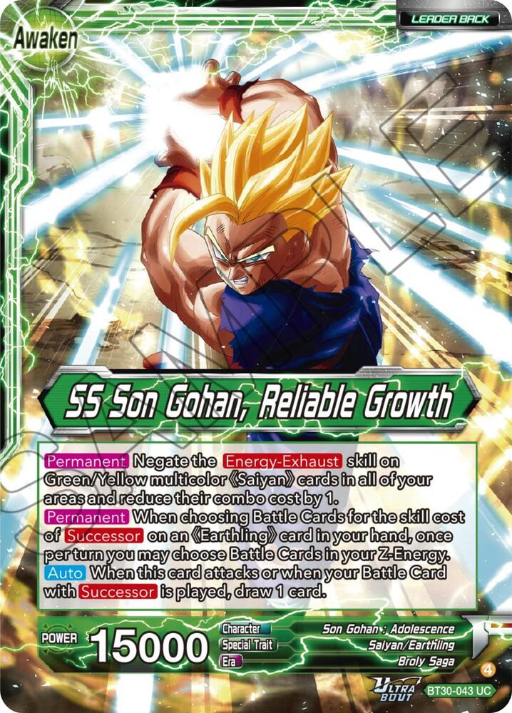 Son Gohan // SS Son Gohan, Reliable Growth - Three Glorious Fighters ...