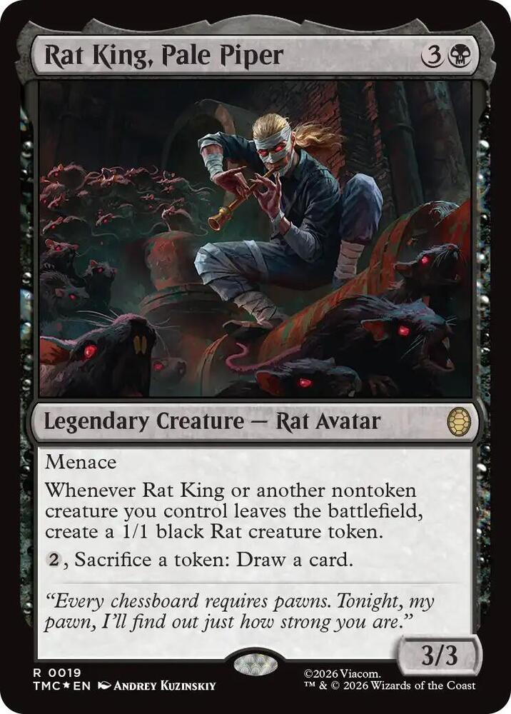 Rat King, Pale Piper (Surge Foil) - Commander: Teenage Mutant Ninja ...