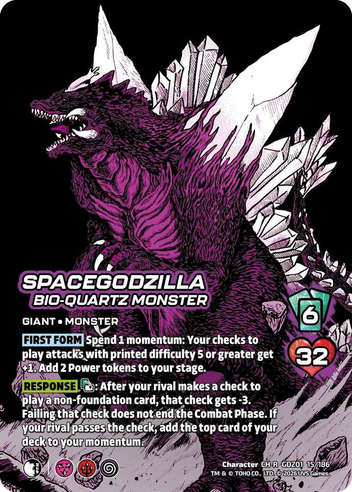 SpaceGodzilla, Bio-Quartz Monster - Godzilla: Reign of Kaiju ...