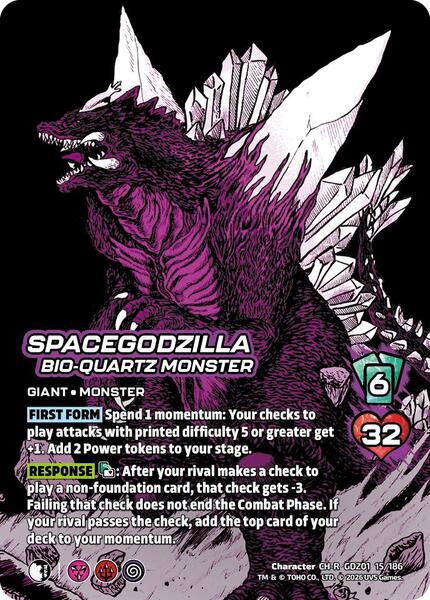 SpaceGodzilla, Bio-Quartz Monster - Godzilla: Reign of Kaiju ...