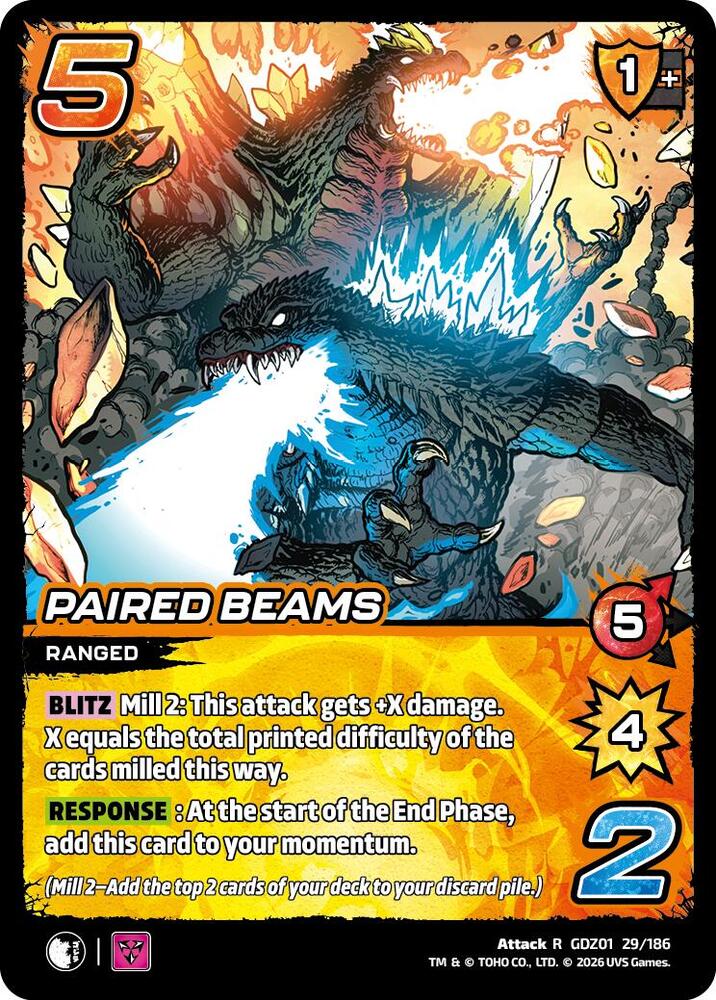 Paired Beams - Godzilla: Reign of Kaiju - UniVersus - TCGplayer.com